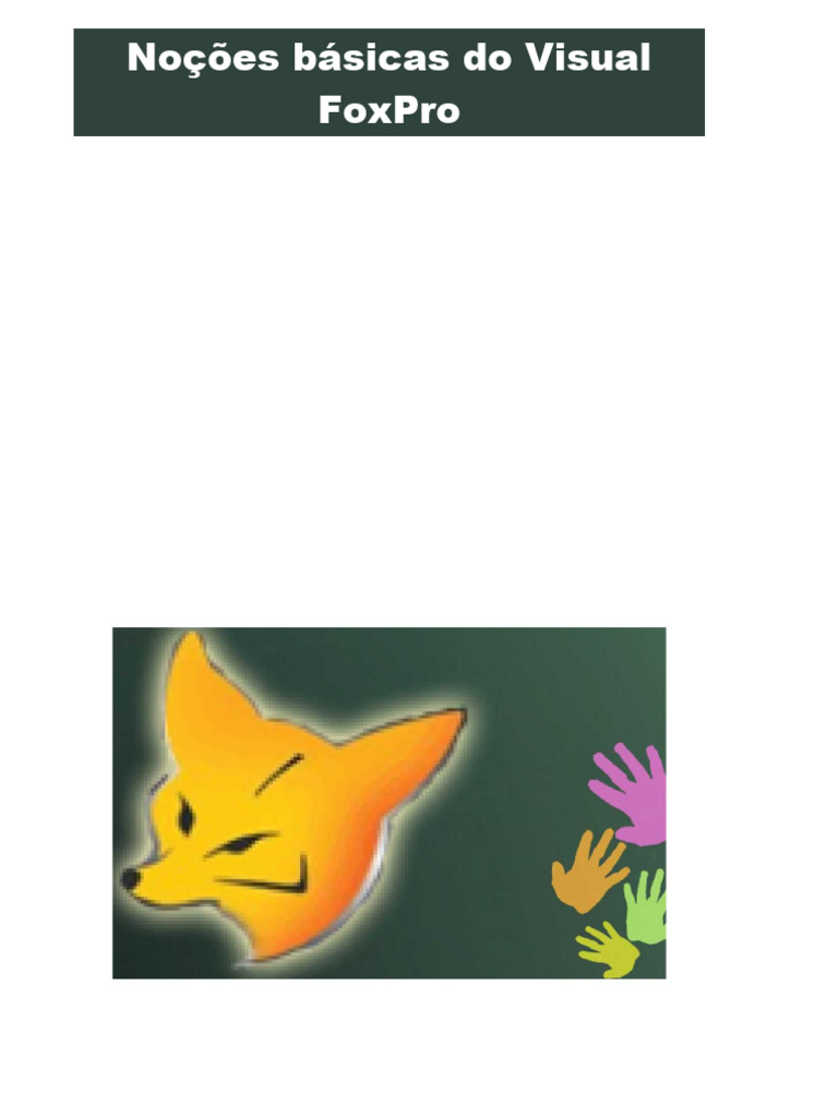 Noções básicas de programação Visual FoxPro | PDF | Janela (informática ...