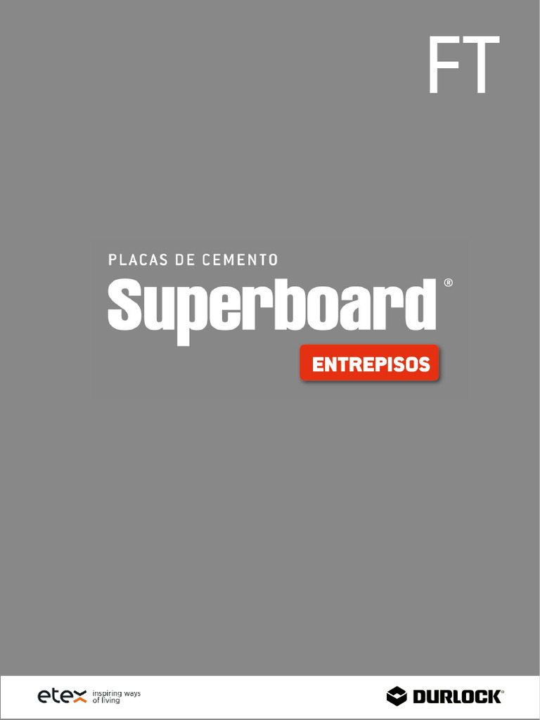 Placas Superboard para Entrepisos | PDF | Cemento | Materiales