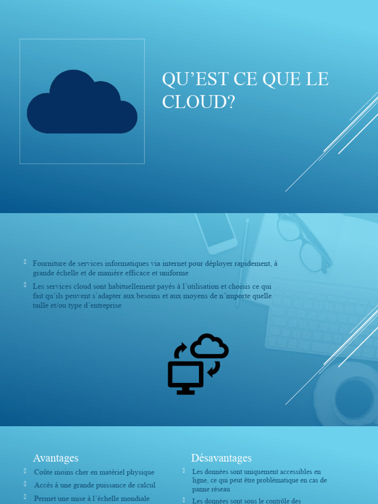 Présentation Cloud | PDF | Cloud computing | Application