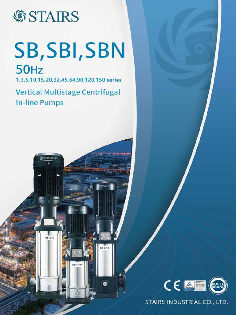 【Cataloge】《 50HZ 》SB, SBI, SBN Series | PDF