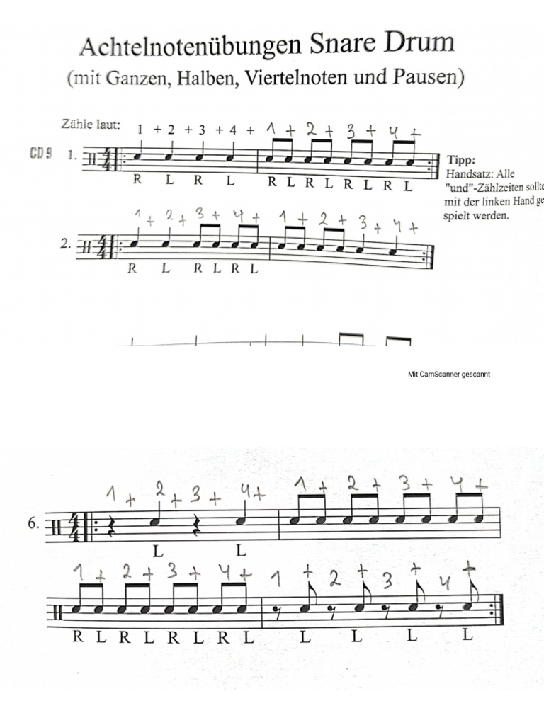 Viertel Achtel | PDF