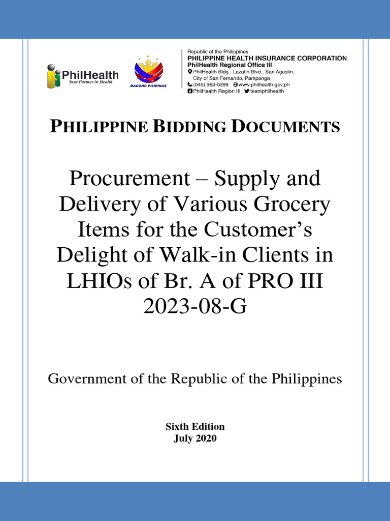 PBD 2023 08 G | PDF | Procurement | Business