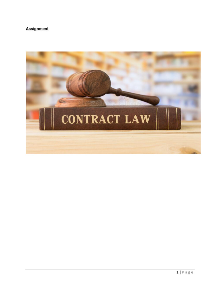 Law of Contract Assignment | PDF
