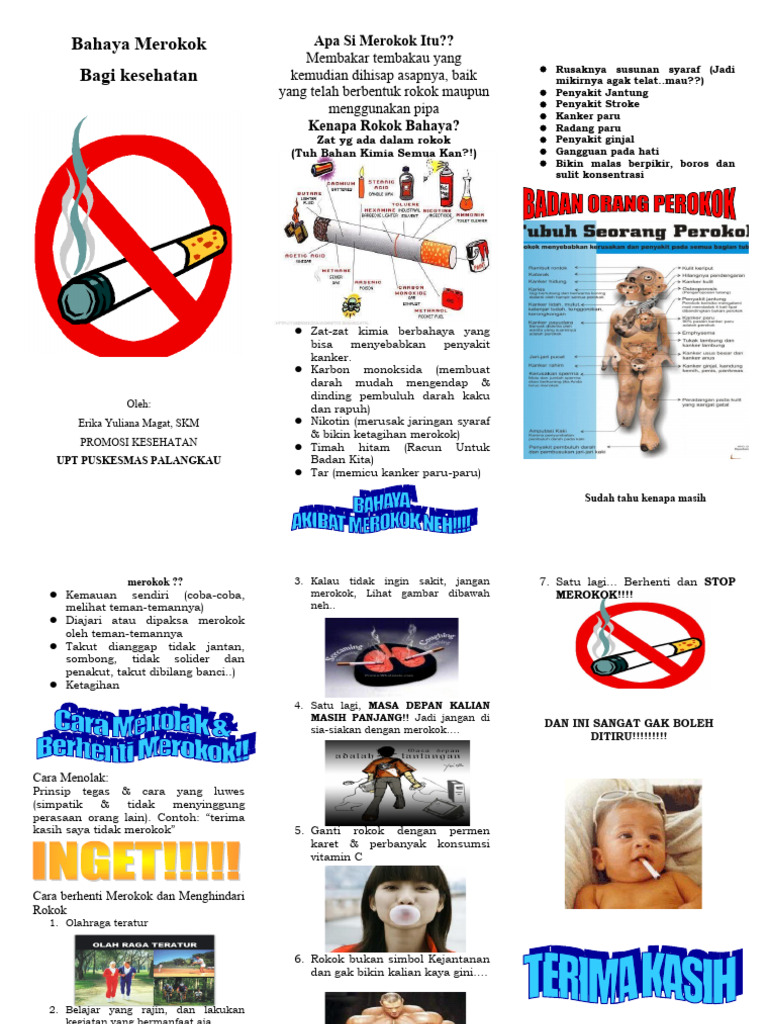 Leaflet Rokok | PDF