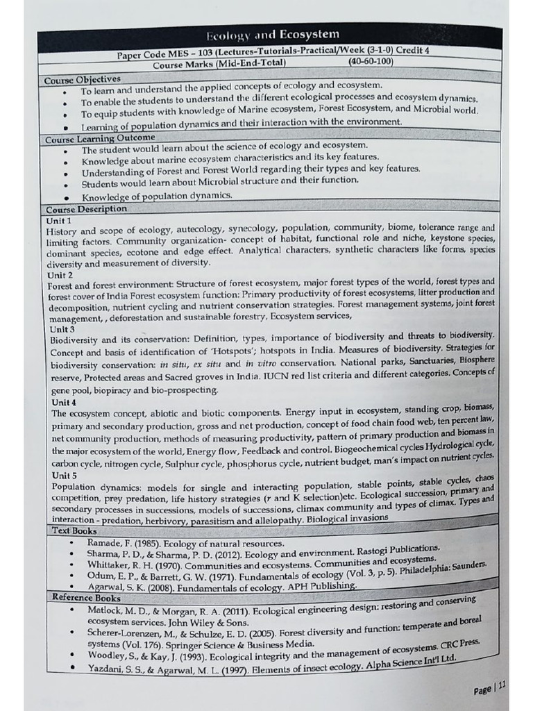 M.Sc. Syllabus | PDF