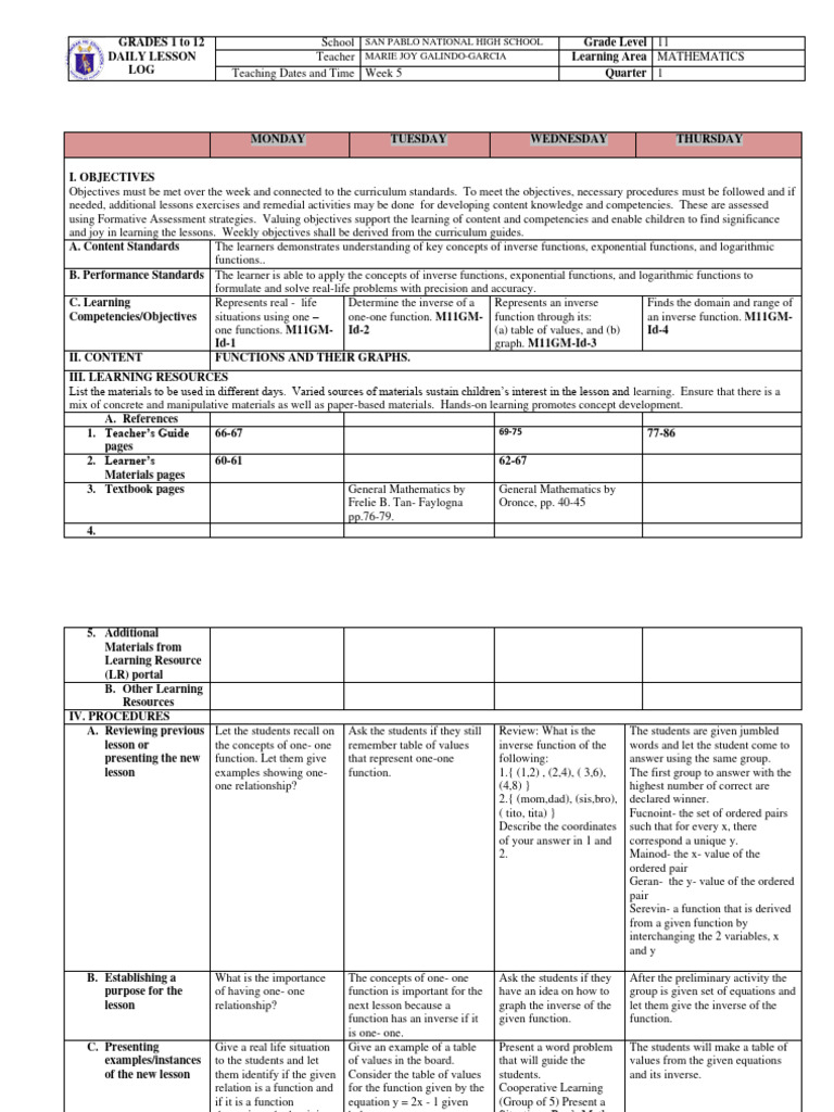 Gen Math Week 5 | PDF