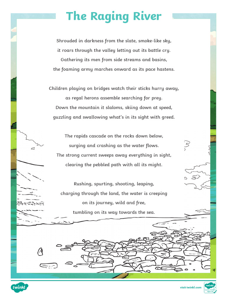 LKS2 The Raging River Questions and Answers | PDF | River