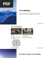 Stop Overthinking Ebook ENG | PDF | Anxiety | Psychological Trauma