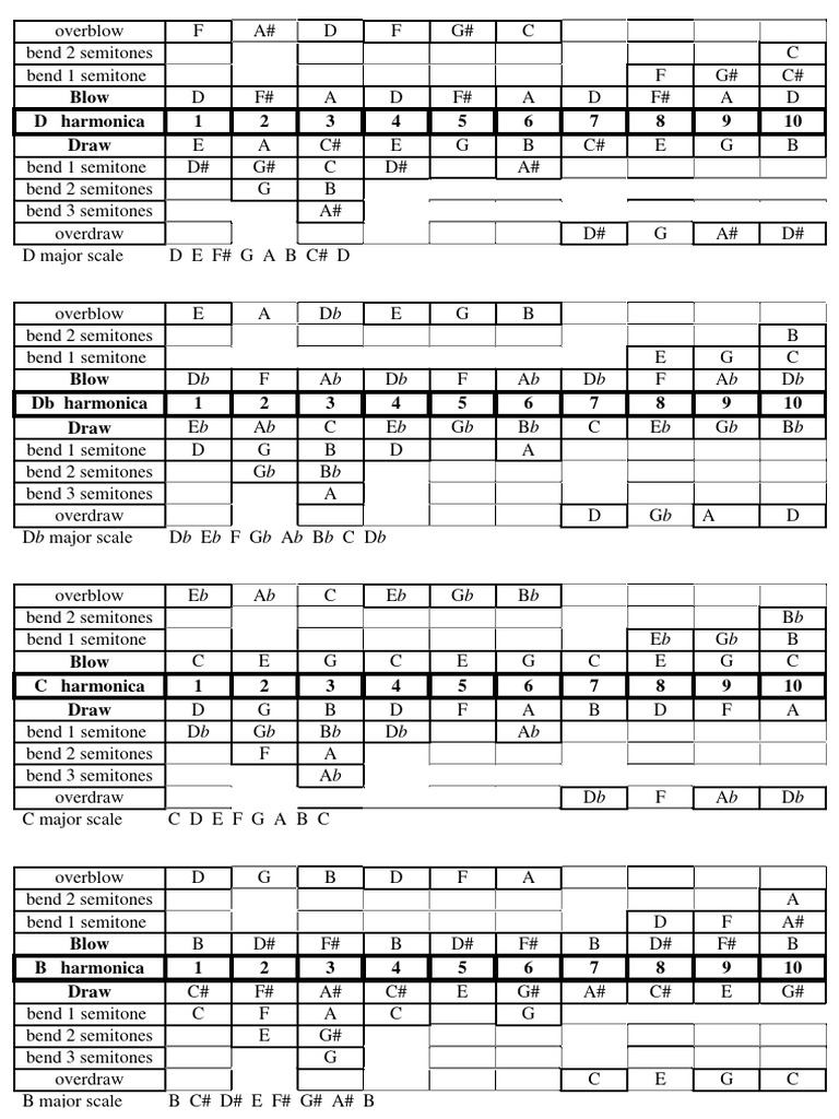 Harps Note Layout | PDF