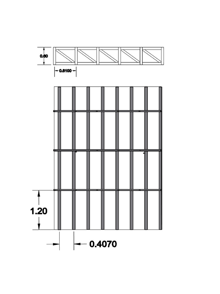 Detalle Viga Reticulada Drywall Model Planta | PDF