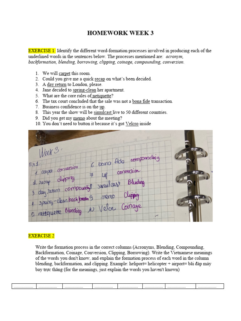 Homework - Week 4 | PDF