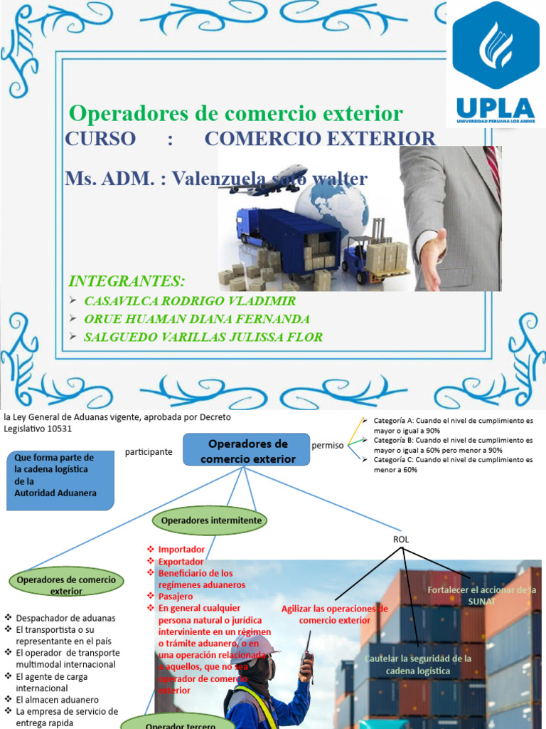 Operadores de Comercio Exterior | PDF | aduana | El comercio internacional