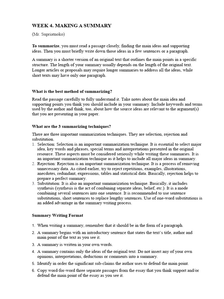 Making A Summary | Download Free PDF | Printing | Printing Press