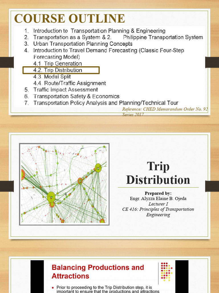 LESSON 4.2 - Trip Distribution | PDF | Applied Mathematics