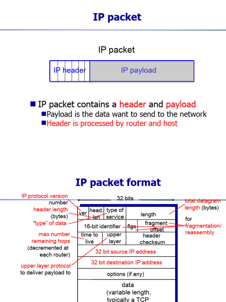 Basic Of 4 Network Layer 1 Data Plane Pdf 