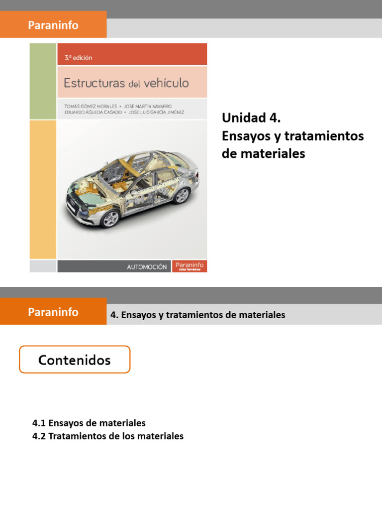 UD 04 Estructuras Vehã Culo | PDF