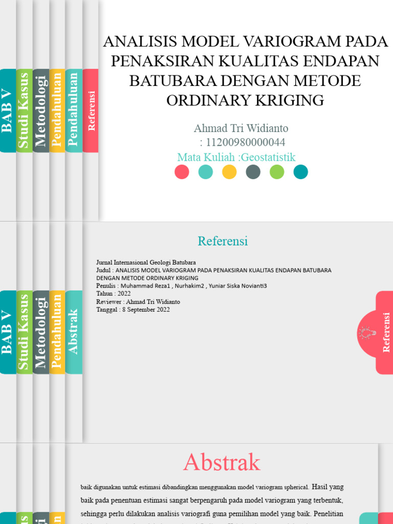 Geostatistik - Variogram | PDF