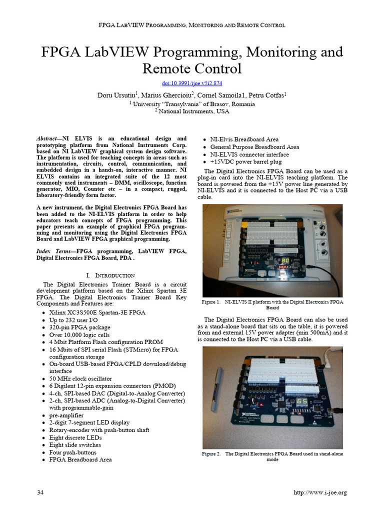 FPGA LabVIEW Programming Monitoring and Remote Con | PDF FPGA LabVIEW Programming Monitoring and Remote Con | PDF