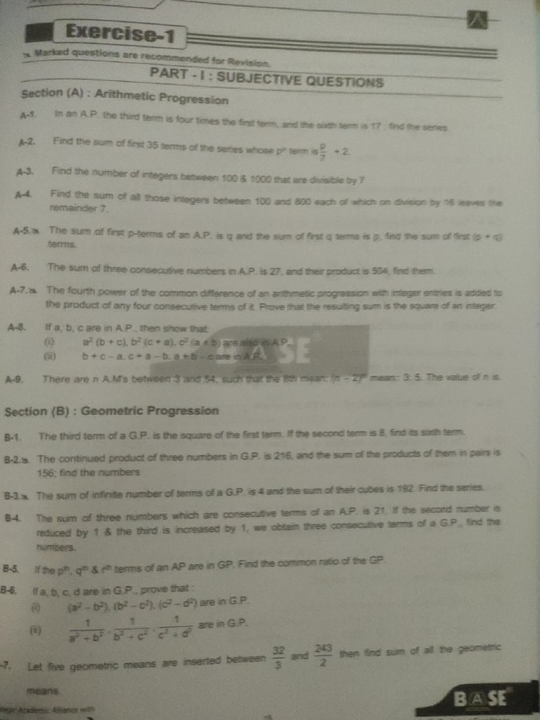 Sequences and Series | PDF
