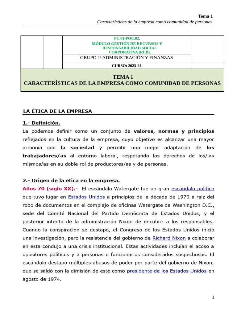 Tema 1 Semipresencial RCB | PDF