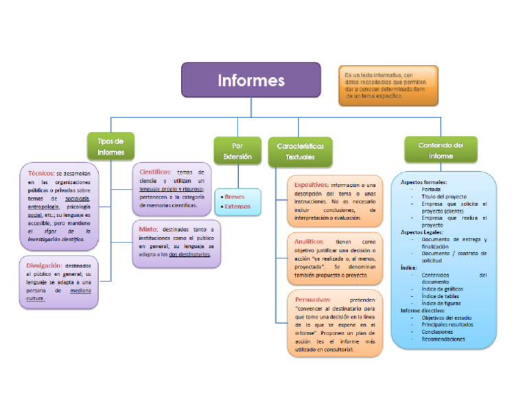 Mapa Conceptual de Informe | PDF