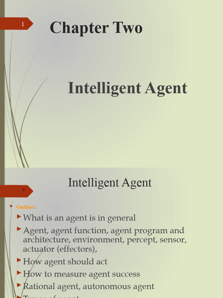 Chapter 2 - Intelligent Agent | PDF