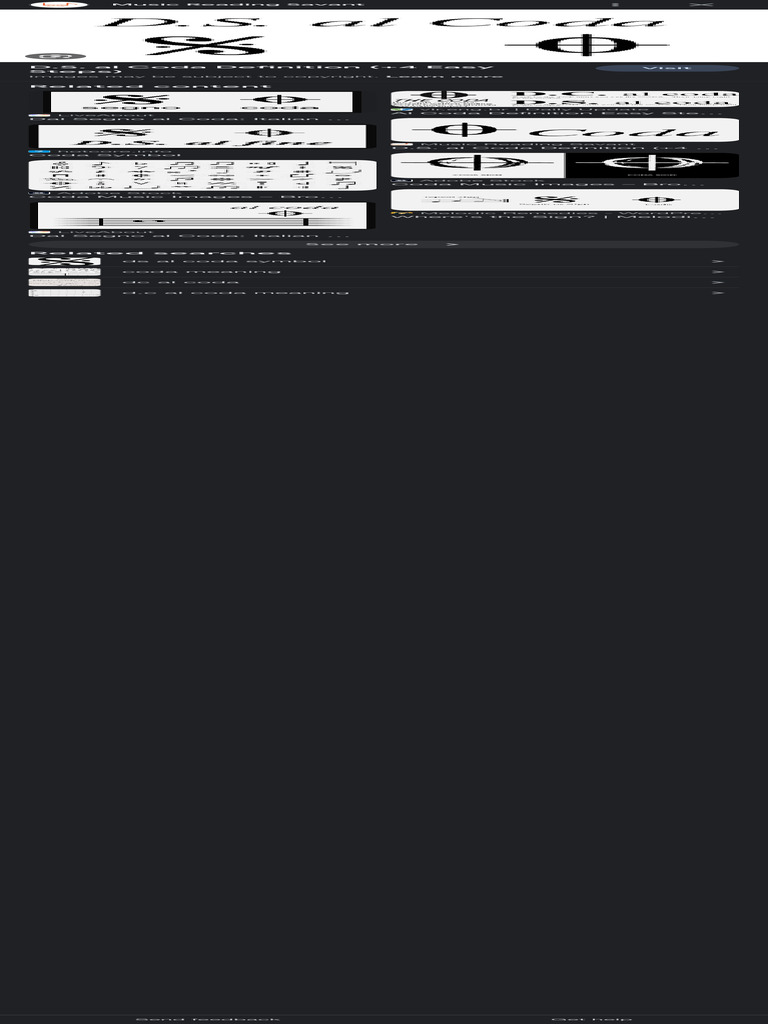 Coda Sign - Google Search | PDF