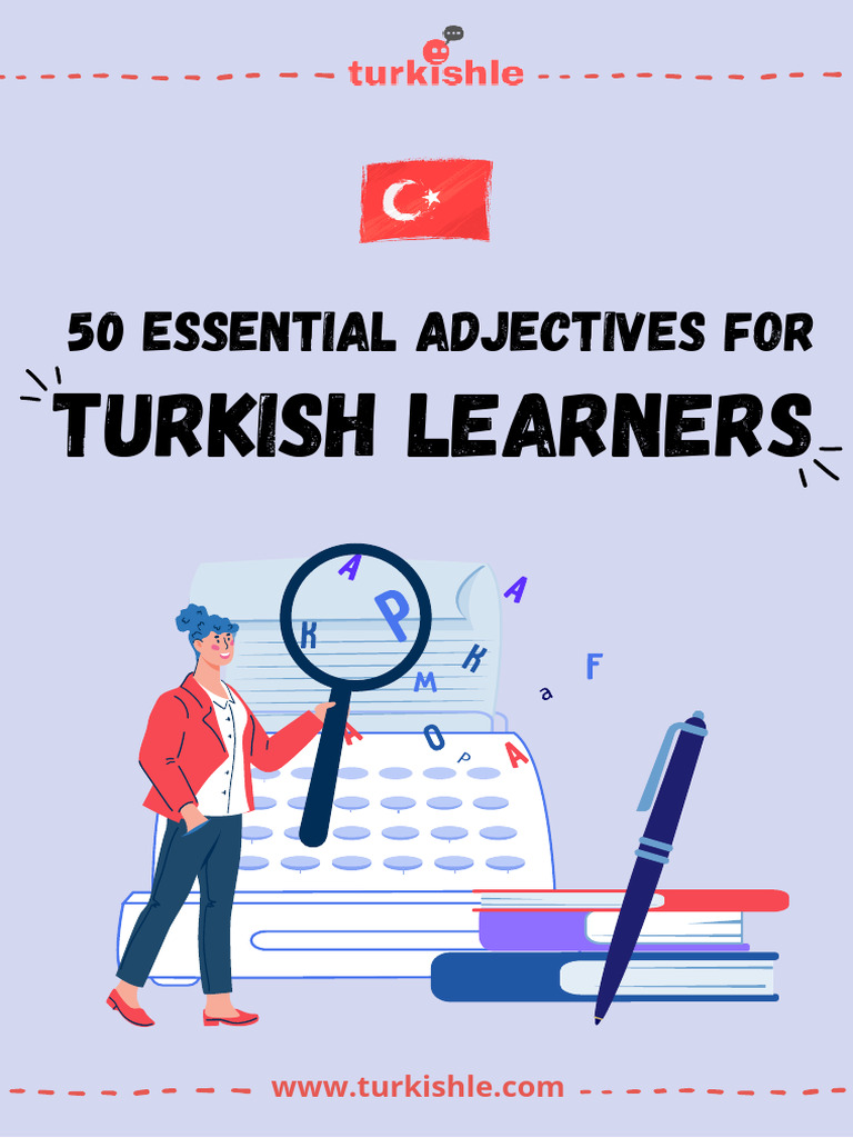 50 Essential Turkish Adjectives | PDF