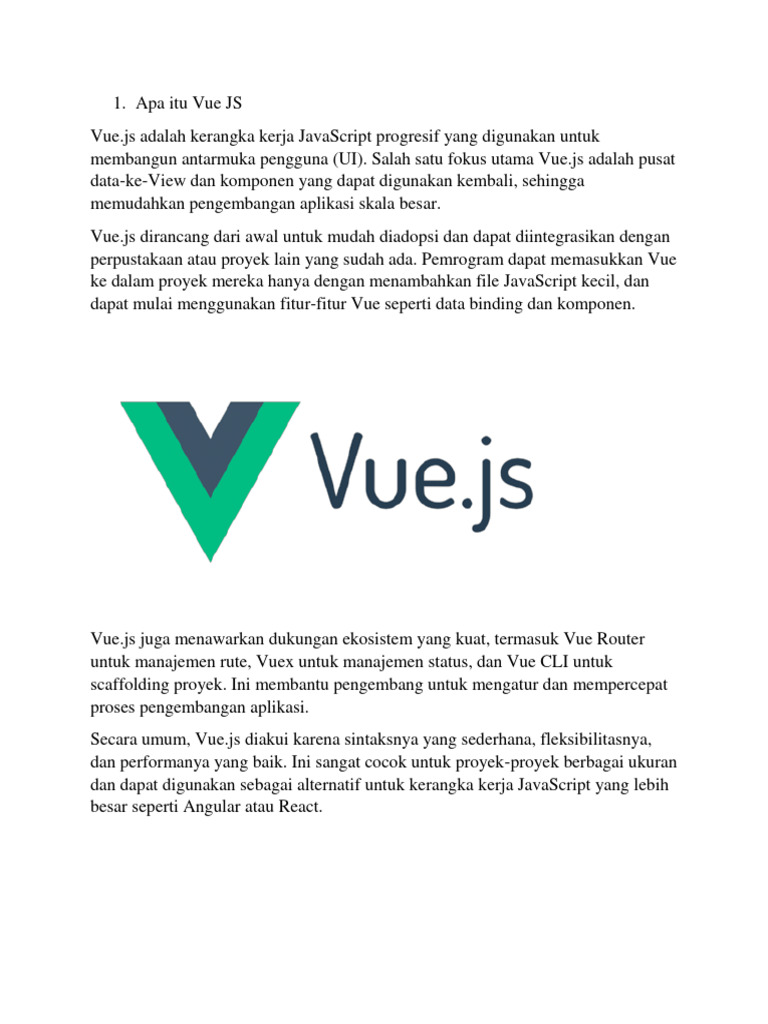 1.apa Itu Vue JS | PDF