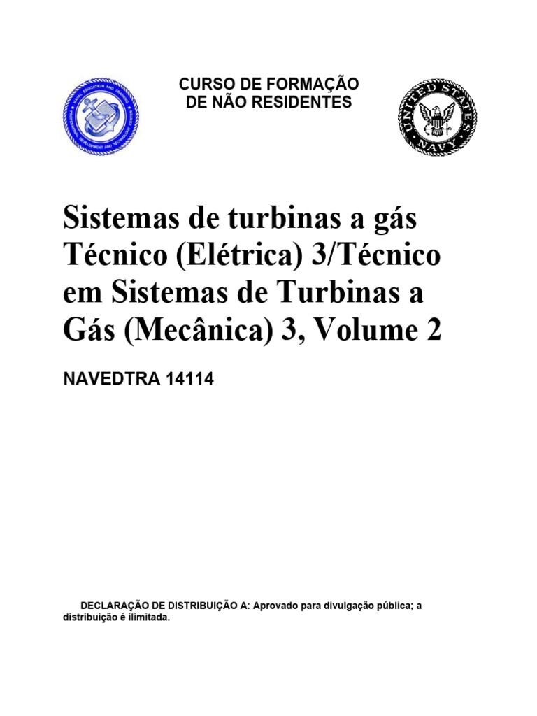Curso de Turbinas a Gás LM2500 | PDF | Motor a jato | Motores
