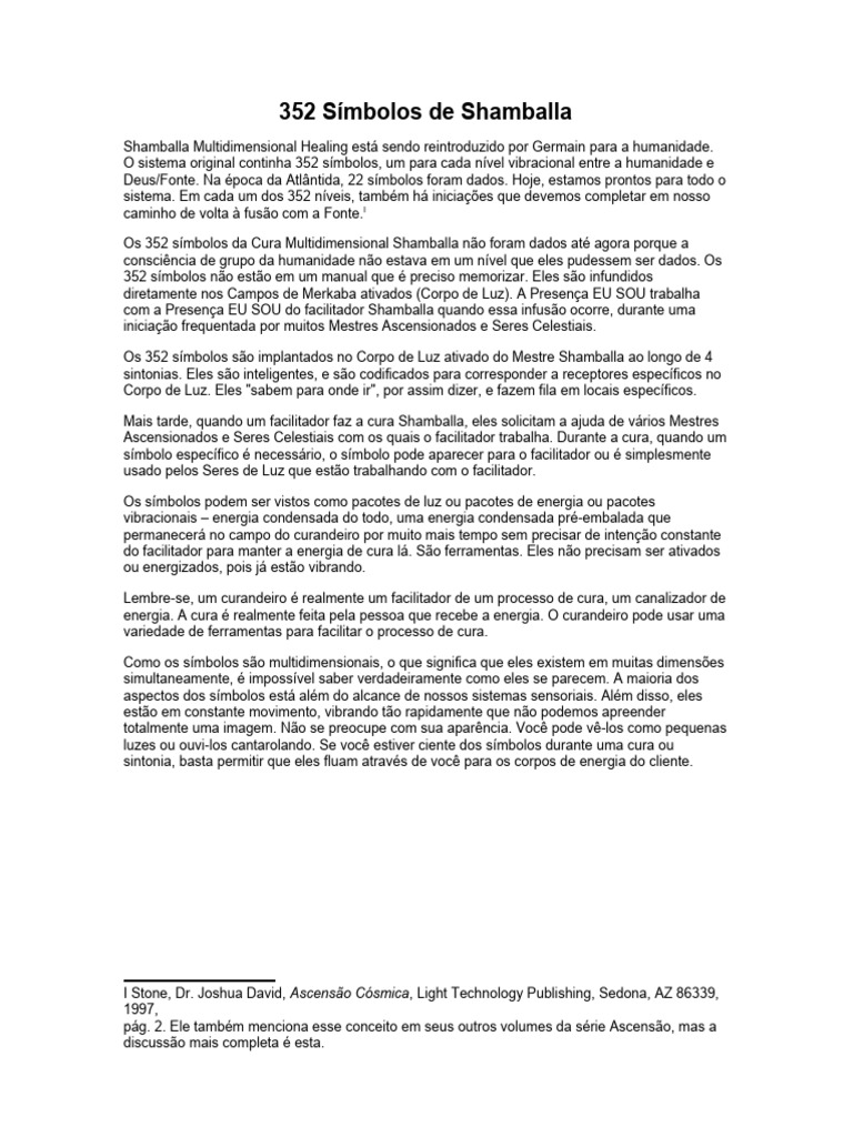 352 Símbolos de Shamballa.doc | PDF