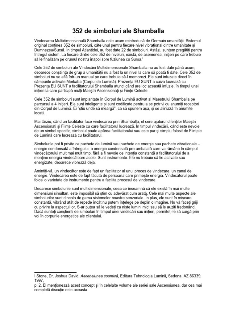 352 Simboluri Ale Lui Shamballa | PDF