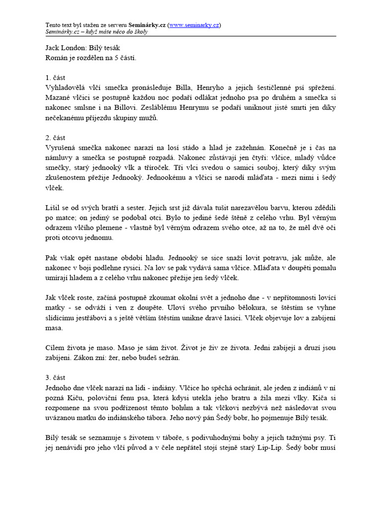 London Bily Tesak | PDF