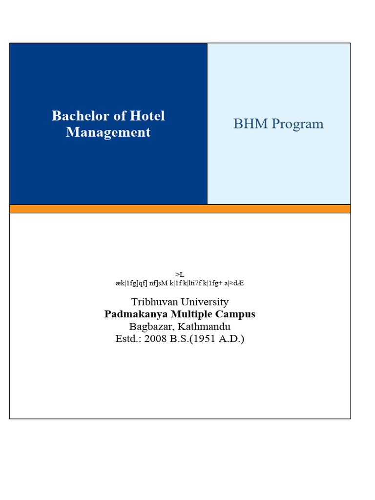 BHM Prospectus PKMC 2023 Intake | PDF | University And College Admission | Job Hunting