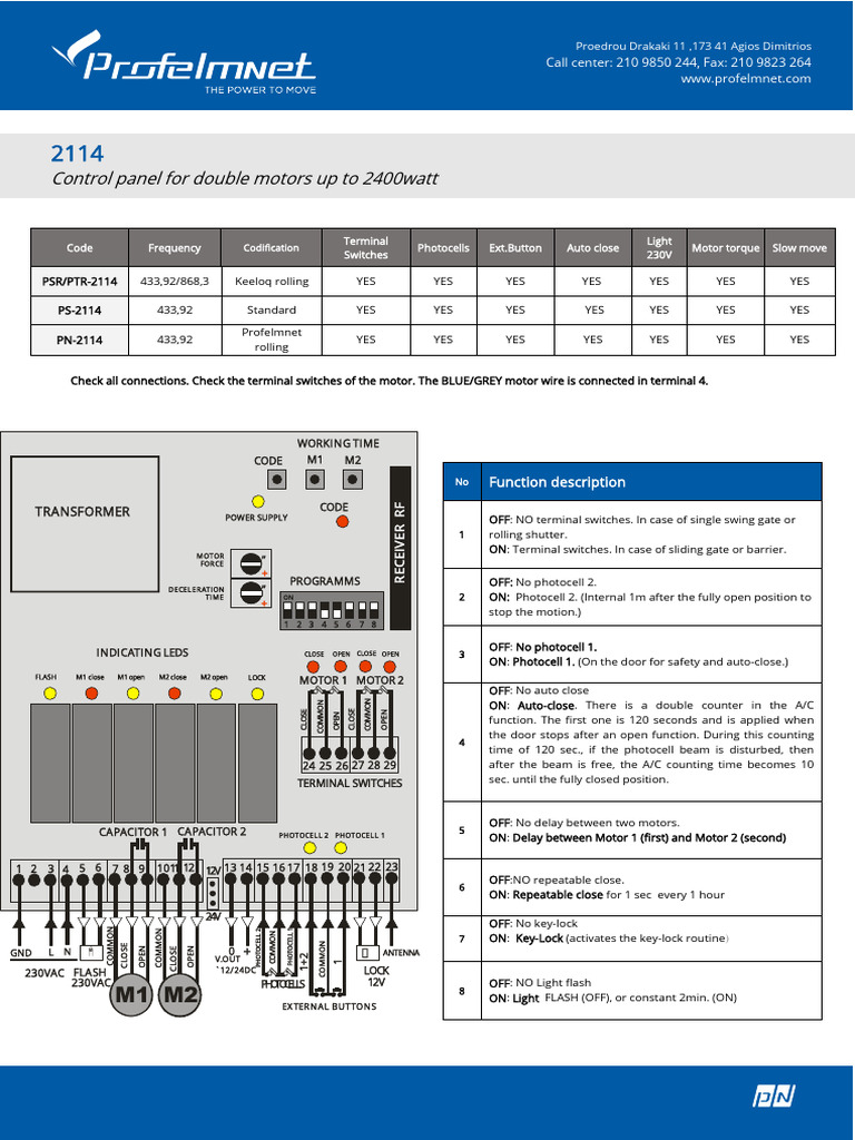 Gate Control | PDF | Electrical Engineering | Manufactured Goods