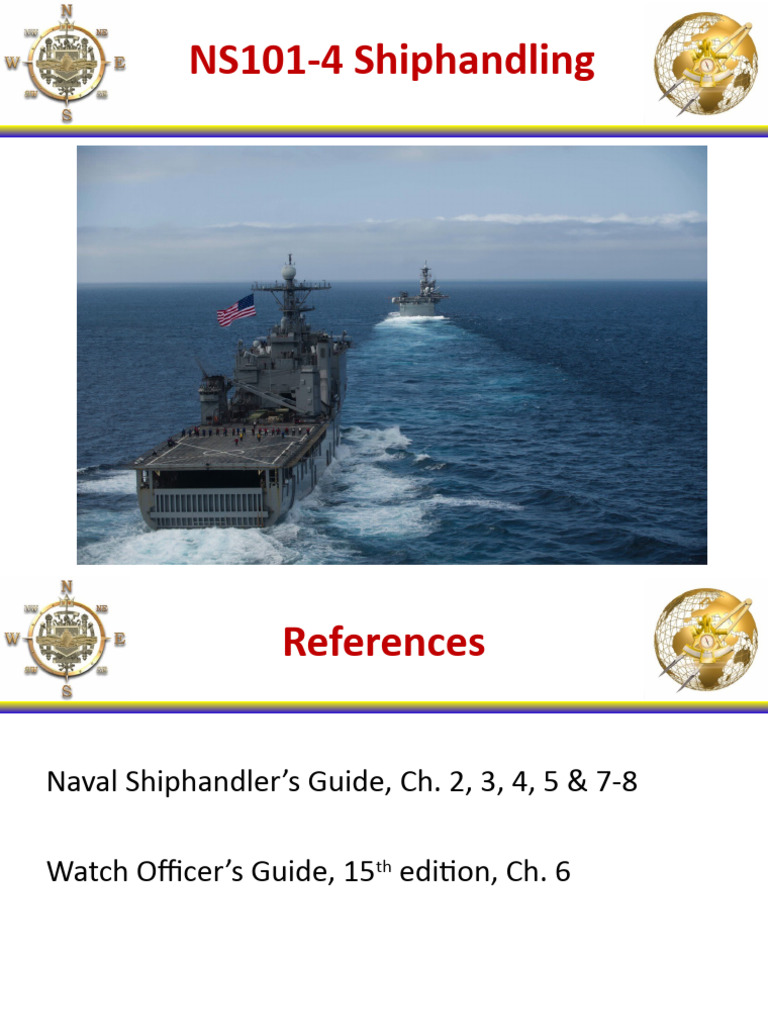 Shiphandling Techniques and Forces | PDF