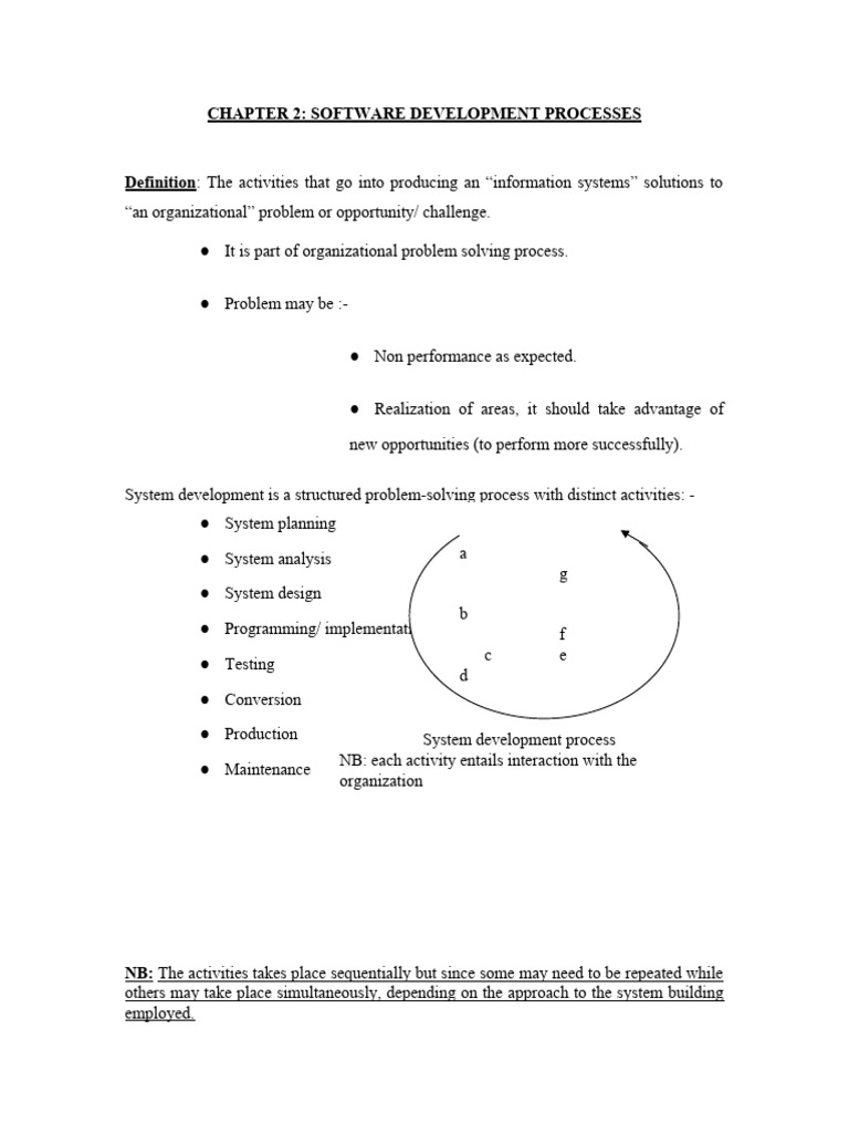 Chapter 2 Software Development Processes | PDF | Software Development ... Chapter 2 Software Development Processes | PDF | Software Development ...