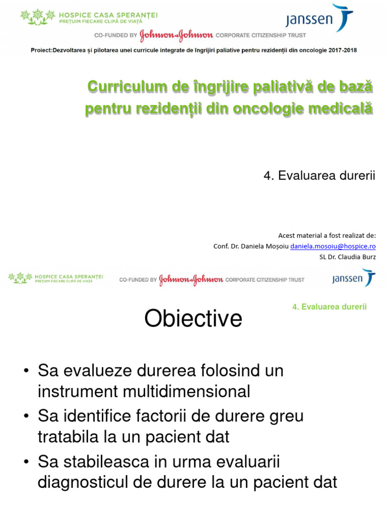 4.evaluarea Durerii | PDF