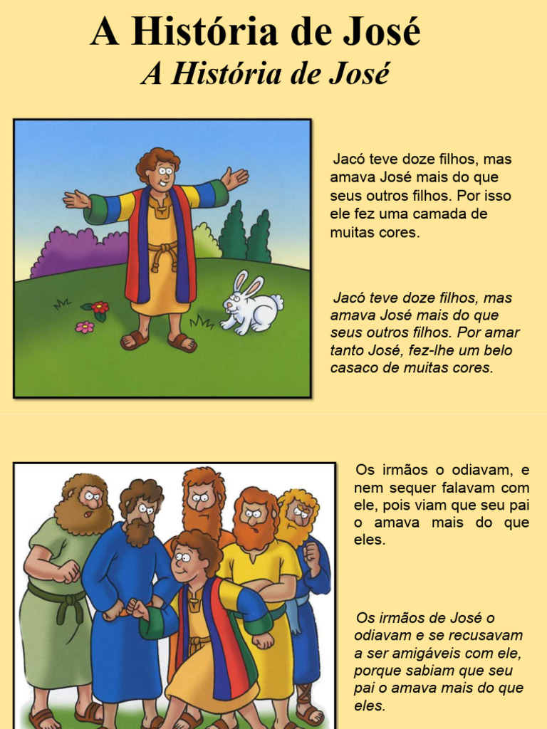 A História de José - A História de José | PDF | Egito | Jacó