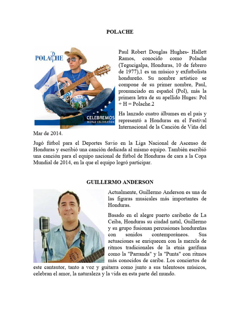 Artistas Nacionales | PDF