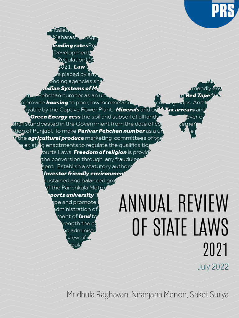 Annual Review of State Laws 2021 | PDF