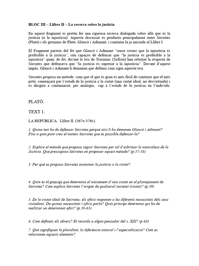 GuióLectura Llibre II | PDF