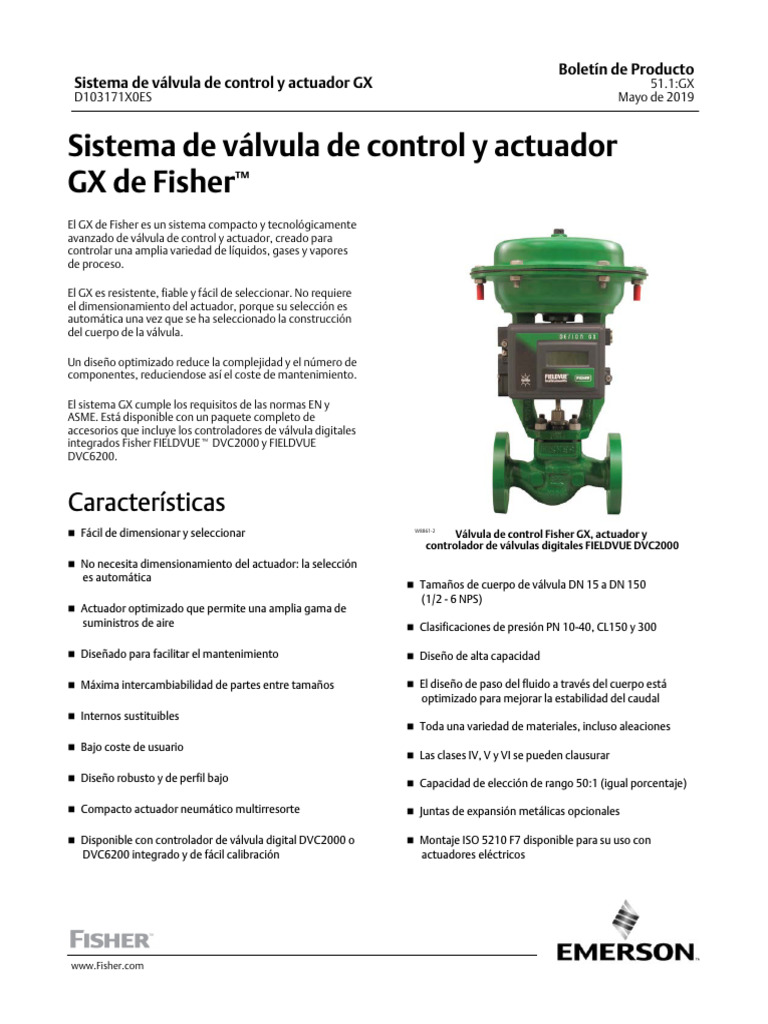 Fisher GX | PDF | Solenoide | Acero