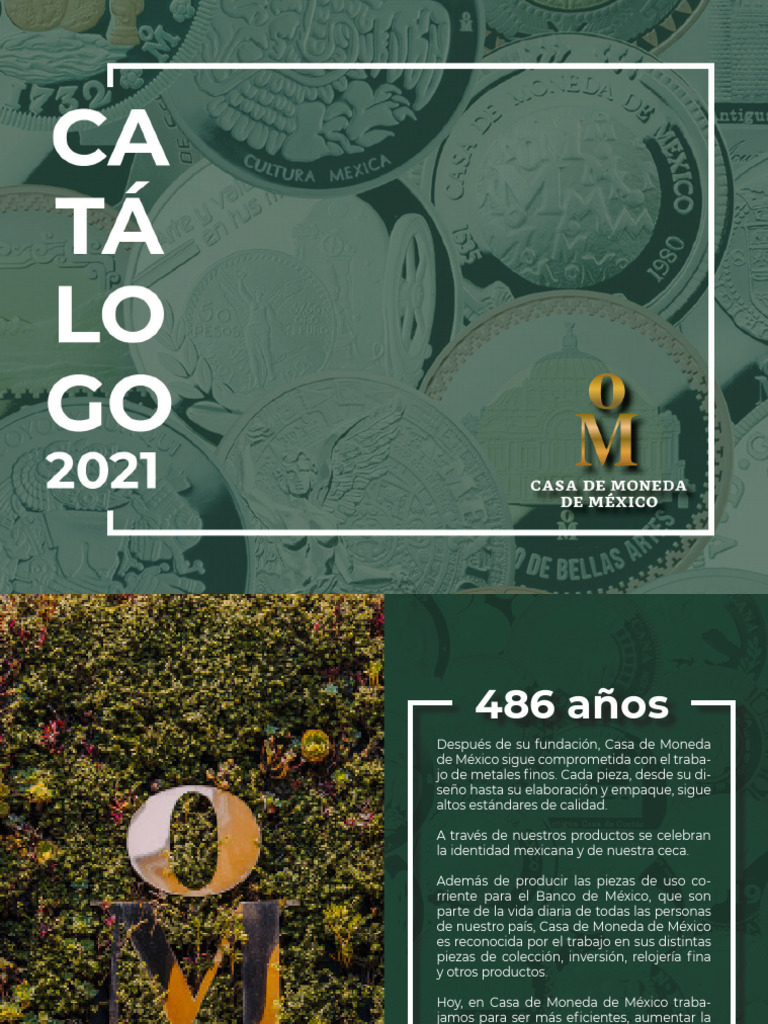 Coin Catalogue 2021 From Banco de Mexico | PDF