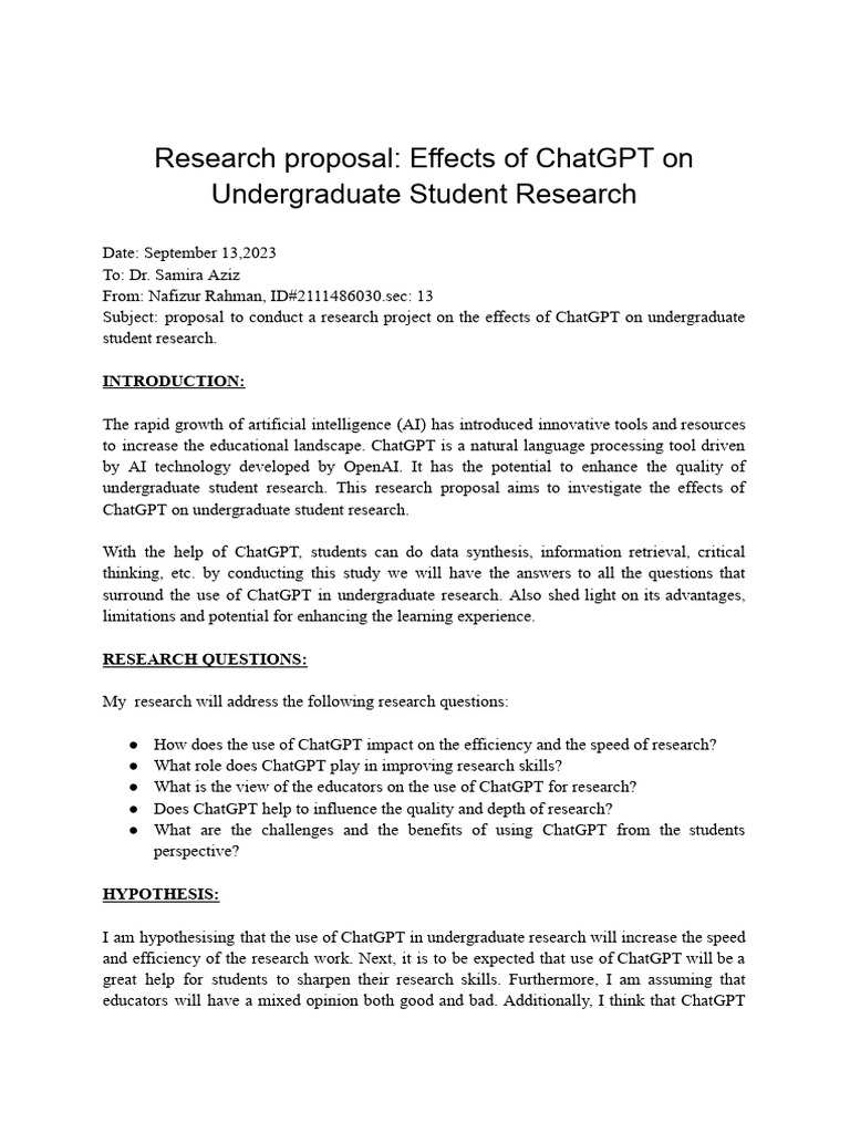 Research Proposal | PDF | Artificial Intelligence | Intelligence (AI) & Semantics