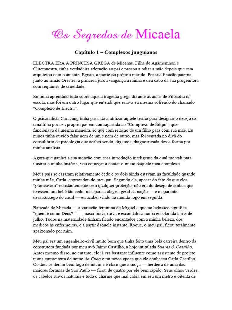 Os Segredos de Micaela | PDF | Juvenil