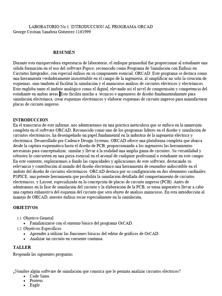 Laboratorio Ing Electronica | PDF