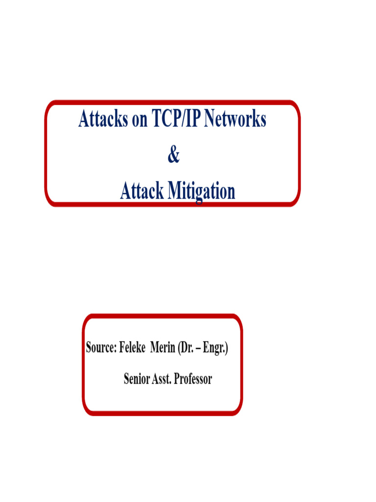 Feleke Comp Network Security Part 3 | PDF | Transmission Control Protocol | Internet Protocol Suite