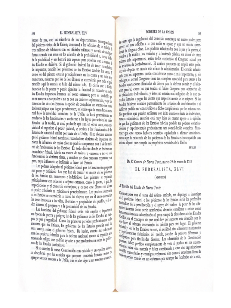 El Federalista | PDF