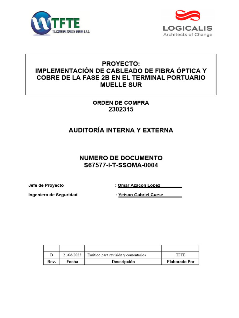 04 Procedimiento de Auditoria Interna y Externa | PDF | Auditoría ...